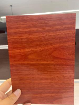 Cina pannello composito di alluminio di spessore di 0.3mm con colore dell'ANIMALE DOMESTICO dello specchio spazzolato granito di legno in vendita