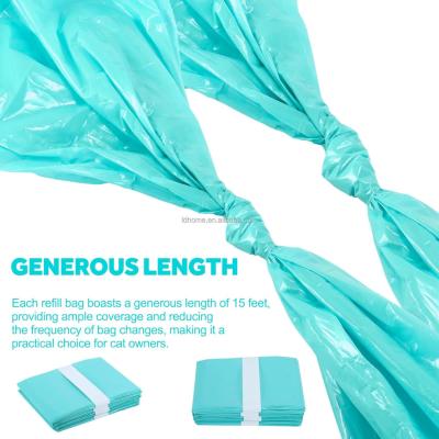 Cina HDPE Adult Diaper Liner Recharges Bag 11M/12M Long Dekor Classic Diaper Bucket Recharges 16L Korbell Diaper Liner Recharges Bags in vendita