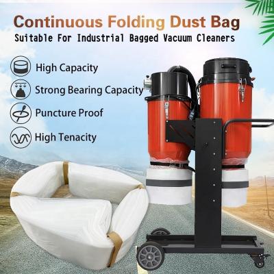 China White/Custom  Dust Extractor Collection Bags Vacuum Replacement Bags Factory-Direct Continuous Folding Industrial Dust Collector Manufacturers Custom-Size Festool Dust Collector for sale