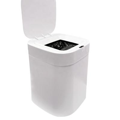 China Indoor Intelligent Garbage Bin Square Touch Free Kitchen Bin Eco Friendly for sale