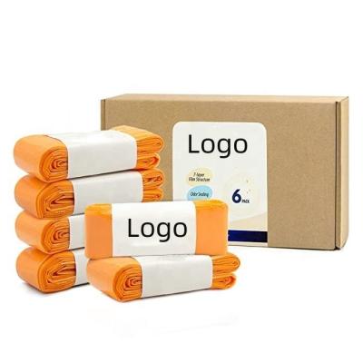 China Eco Friendly 4.5M Scented Nappy Bins Refill Bag Angelcare Diaper Disposal Refills Baby GENIE Pails Refill Bag for sale