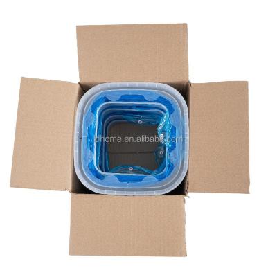 Cina HDPE scatole di pannolini sacchetti di riempimento personalizzati cartucce Nappy Bin Colori blu 8-pack Nappy Bin ricarica sacchetto in vendita