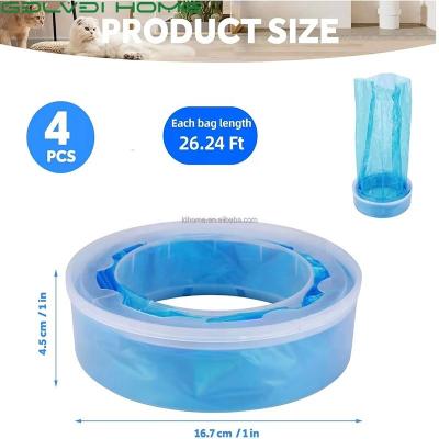 China Best Sellers Tippee Compostable Nappy Bin Refill Refill Bags High Quality Diaper Pail Refills Cartridge for sale