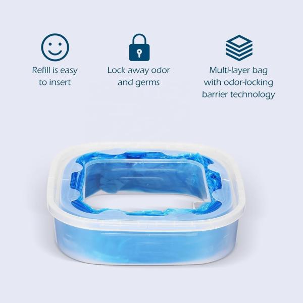 Quality Cat Genie Refill Bags Cartridge 7-Layers Odor Control Genie Litter Refill Bag for sale
