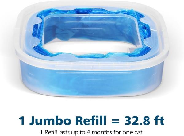 Quality Jumbo 28FT Cat Litter Refills Bags Cartridge Compatible with Your Genie Litter for sale