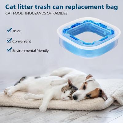 Cina Controllo dell'odore Sacchetti di riempimento di lettiera per gatti 3 strati di pannolini Sacchetti di riempimento di scatole Blu in vendita