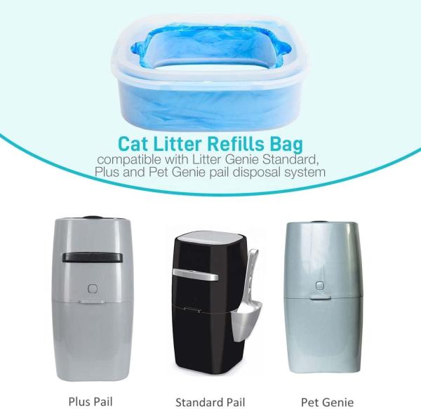 Quality Refill Bags for Cat Litter Disposal Buckets Refills 4.5 m Litter Loose Refill Cassette Cat Waste Bin Refill Cassette for sale