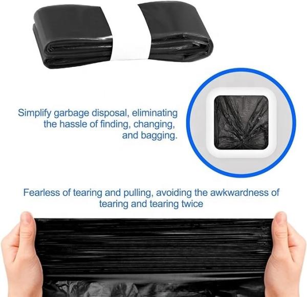 Quality Customized Trash Can Automatic Bag PE Biodegradable Litter Bags 7m For Smart for sale