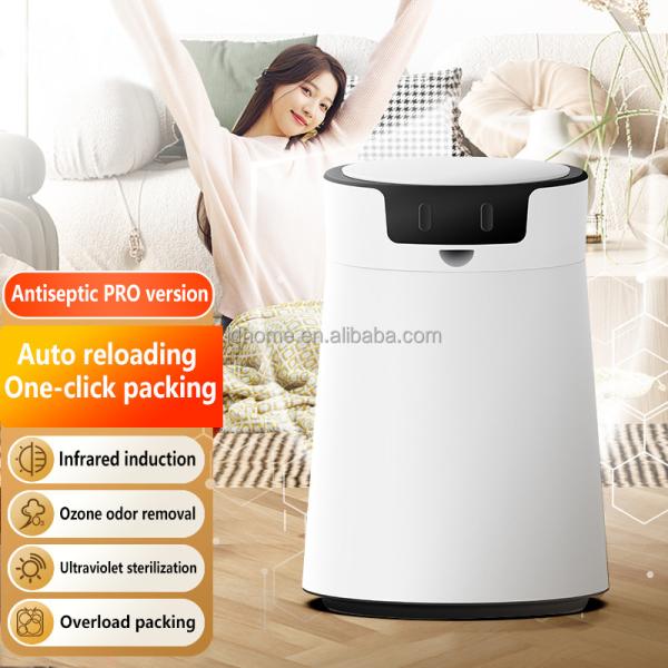 Quality Self Sealing Smart Trash Can ABS Kitchen Garbage Can 20L User Friendly for sale