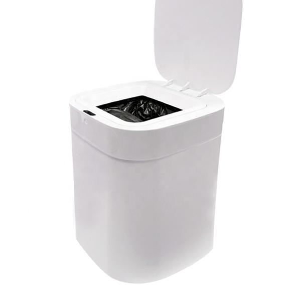 Quality Customized Self Sealing Trash Bin Touchless Smart Waste Bin 17.5L for sale