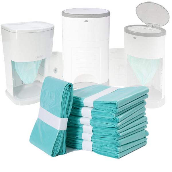 Quality Nappy Bin Liner Standard 16L Compatible With Korbell and Litter Champ Nappy Bin Refill Dekor Classic Diaper Pail Refills for sale