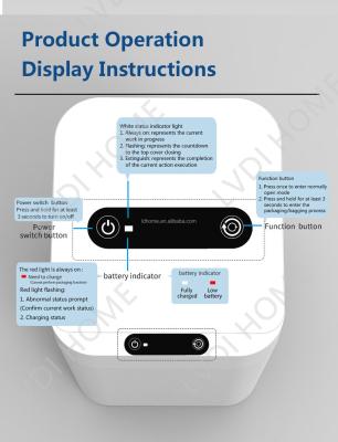 China Contenedor de basura de inducción inteligente de 20L Contenedor de basura autocambiante en venta