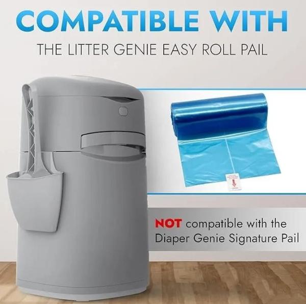 Quality Baby Disposable Nappy Bin Refills Rolls of Bags for Litter Geni Easy Diaper Pail for sale