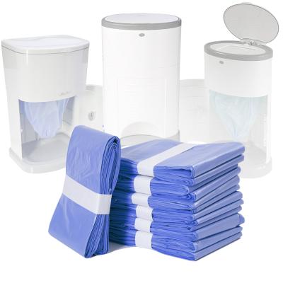 China Adult Diaper Pail Refill Bags Compatible With All Plus Size , Odor-Blocking Diaper Bucket Refill Bags for sale