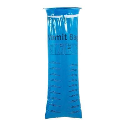 China 60 Pack 1000 ML Car Throw up Bag Vomit Bags for Airsick Travel & Motion Sickness Leak Resistant Medical Grade Puke Bag for sale