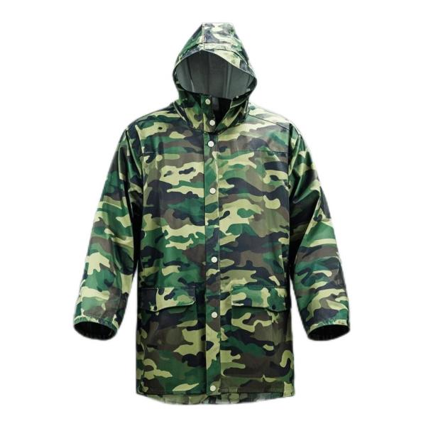 Quality Polyester Tactical Training Security Guard Raincoat Waterproof For Men for sale