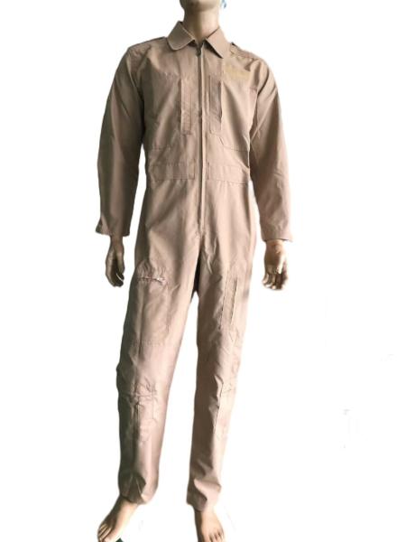 Quality Durable material One Piece Tailored Solutions Khaki Fireman Uniform Fireproof Work Uniform Safety Flame Retardant Suit tactical Uniform Clothing For Fire Rescue Laboratory, Fireman Uniform for sale