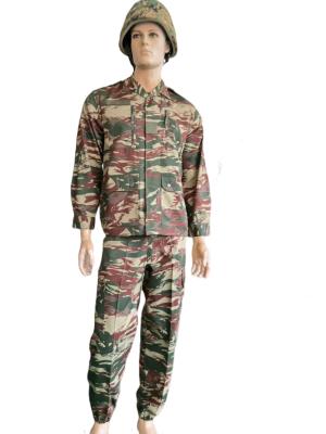 Cina Ripstop / Twill tessuto uniforme militare francese in stile Lizard Camo F2 in vendita