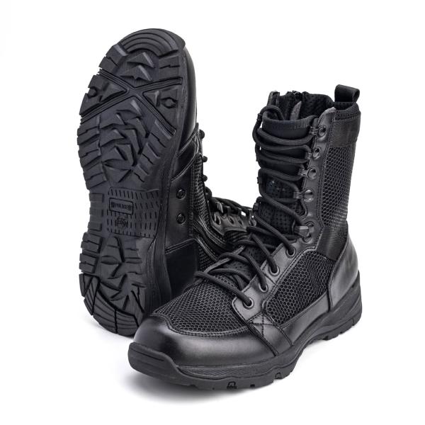 Quality Black Marine tactical Boots Ultra Light Combat Tactical Boots For Men for sale