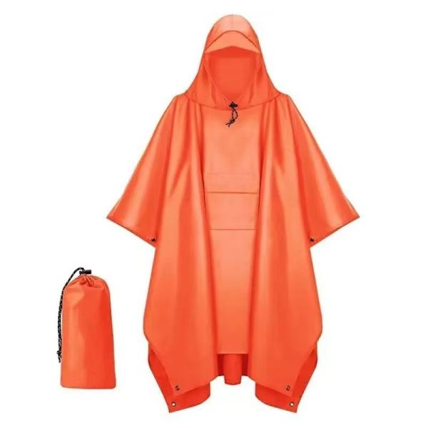 Quality Polyester PU Coating tactical Raincoat for sale