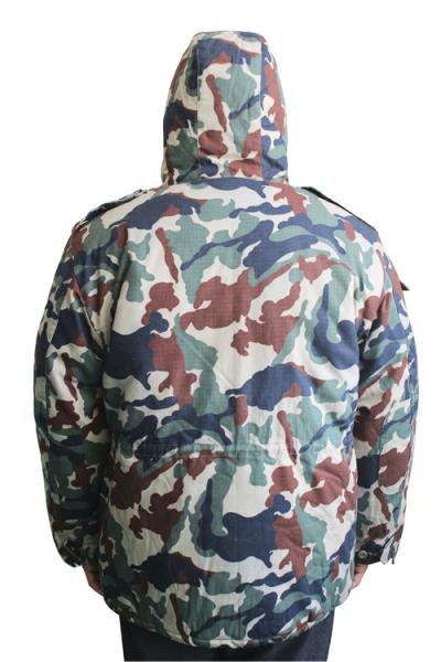 Quality Winter M65 Camouflage tactical Jacket Windproof Waterproof For Nepal Army for sale