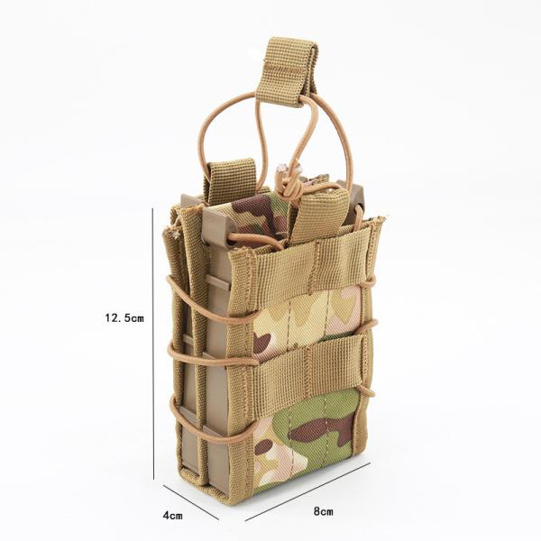 Quality Outdoor Tactical Magazine Pouches Quick Draw Holsters AK M4 Elastic Molle Vest Backpack for sale
