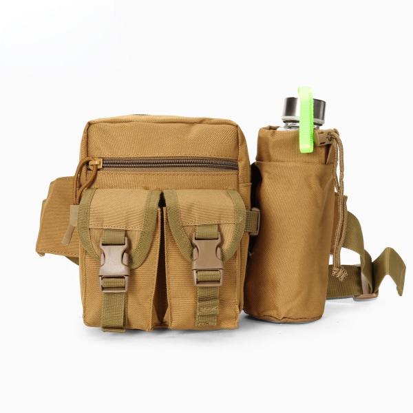 Quality Outdoor Kettle Hanging Tactical Accessories Multifunctional Camouflage Waist Bag 600D Nylon for sale