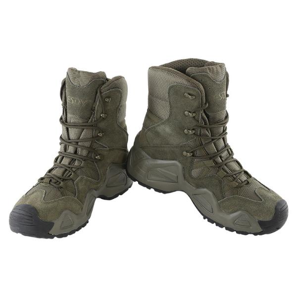 Quality High Top tactical Cow Leather Boots For Both Men And Women Outdoor Sports Hiking for sale