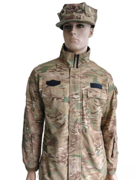 Quality Fashion Camo tactical Jacket With Zipper And Velcro For Comfortable Wear for sale
