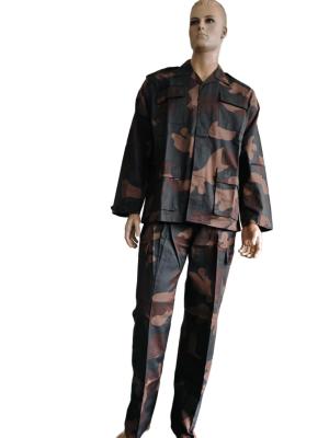China Conjunto de Jaqueta e Calças Camufladas Uniforme Militar BDU 65 35 Poliéster Algodão Trabalho Tático para Homens à venda
