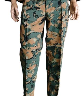 China Tactical BDU Field Uniform Digital Woodland Camo Ripstop Cotton For Outdoor Hunting BDU Military Uniform for sale