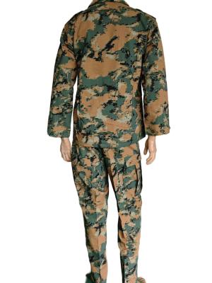 China Tactical BDU Field Uniform Digital Woodland Camo Ripstop Cotton For Outdoor Hunting BDU Military Uniform for sale