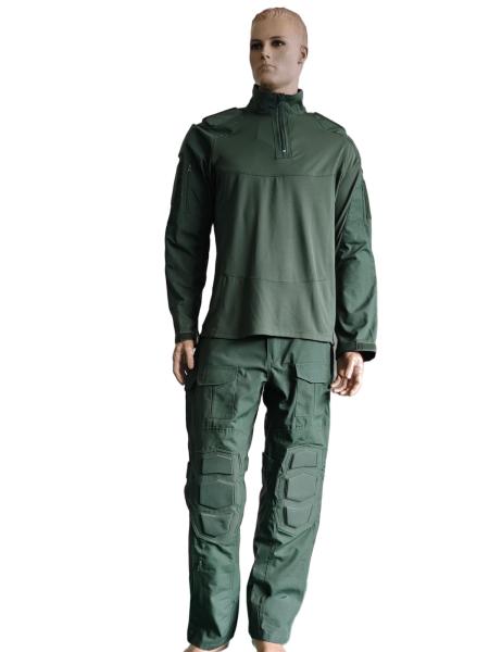 Quality Green Frog Style Multi Purpose Tactical Training Uniform Set Long Sleeve Tactical Uniform for Men for sale