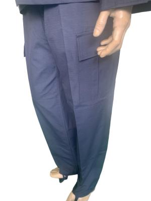 중국 다중 주머니가 있는 맞춤형 해군 블루 군복 재킷 판매용