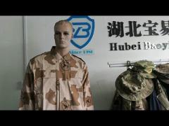 BDU Uniforme militare Digital Desert Camouflage Colore Uniforme militare per attività tattiche all'aperto Materiale poliestere cotone