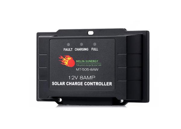 Quality 8A Smart PWM Solar Charge Controller IP65 Waterproof Solar Charge Controller 12V for sale