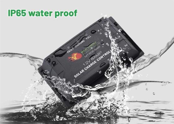 Quality 8A Smart PWM Solar Charge Controller IP65 Waterproof Solar Charge Controller 12V for sale