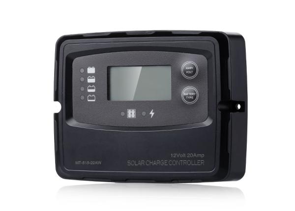 Quality Digital Smart 12 Volt 10A PWM Solar Charge Controller IP67 Waterproof for sale