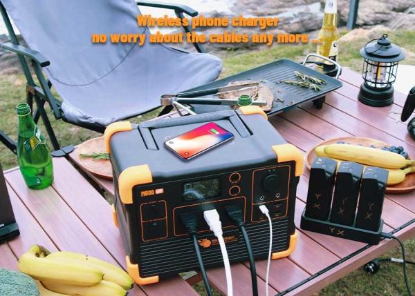 Quality Compact LFP Lithium Battery Solar Generator Portable With 1200W Inverter And for sale