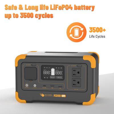 Quality Lightweight UPS Lithium Battery Solar Generator Built In Pure Sine Wave Inverter for sale