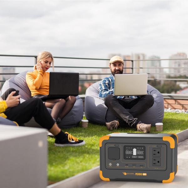 Quality Portable LiFePO4 Battery Pure Sine Wave Solar Generator With MPPT Charge for sale