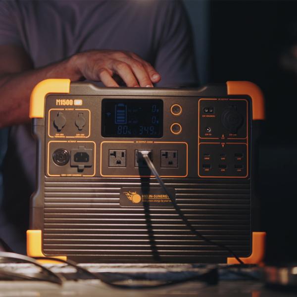 Quality LCD Display UPS Lithium Battery Solar Generator LiFePO4 Pure Sine Wave Portable for sale