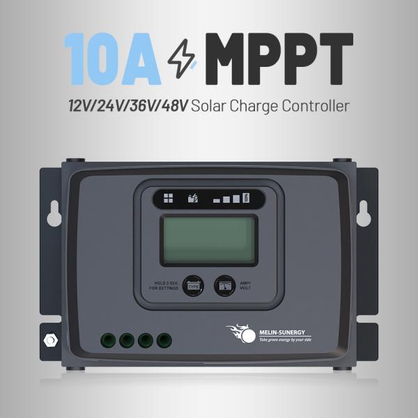 Quality 10A Solar MPPT Charge Controller With 100V Input Voltage IP43 Protection for sale