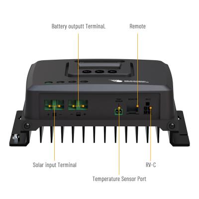 Quality LCD Display 12V / 24V 40A RV MPPT Solar Charge Controller BMS Wake Up Technolog for sale