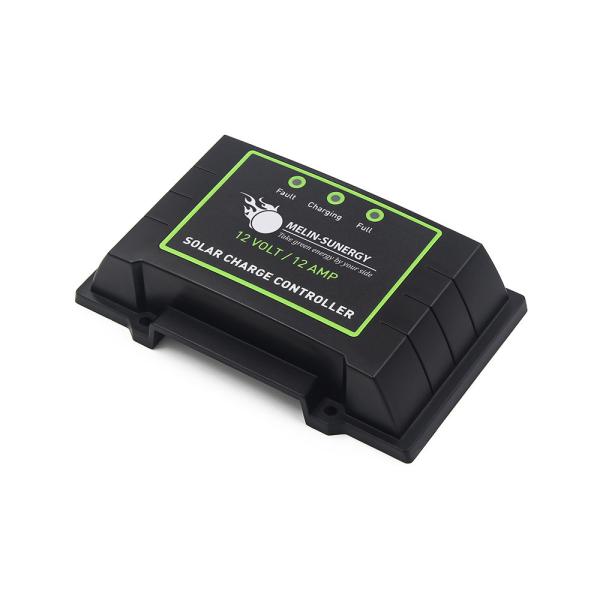 Quality 12A 12V 24V Smart PWM Solar Charge Controller Manual LiFePO4 Battery Compatible for sale