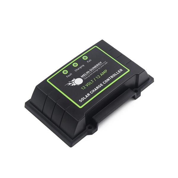 Quality Black IP67 Waterproof PWM Solar Panel And Charge Controller 12V 24V Auto LED Indicator for sale