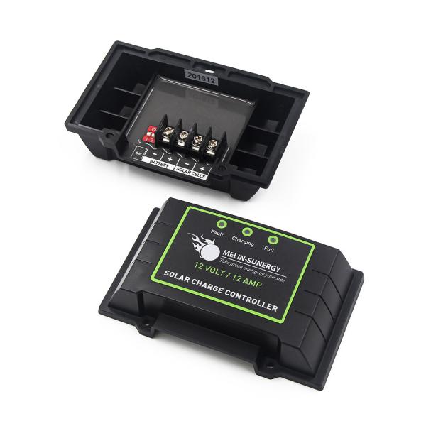 Quality IP67 12A AGM Solar Boost Charge Controller Solar Panel Battery Regulator Charge for sale