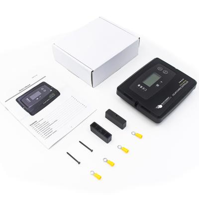 중국 검은색 30A PWM 디지털 태양전지 제어기 5 단계 충전 BMS Wake Up 판매용