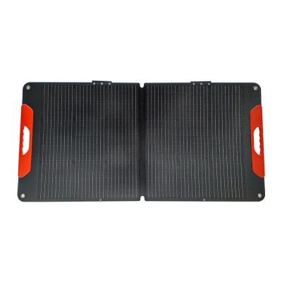 China Camping Painéis solares portáteis dobráveis Íntegros 100W Energia renovável Painéis solares for sale