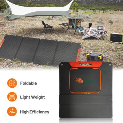 China ETFE 200W Kit de painel solar dobrável leve IP65 portátil para aventura ao ar livre for sale